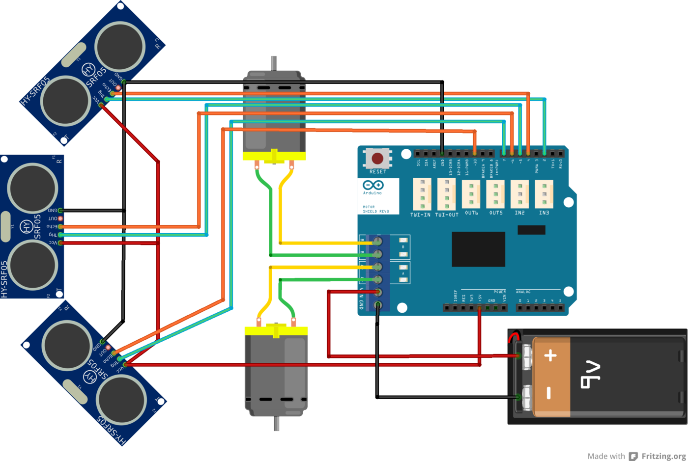 Robot esquiva obstáculos con Arduino - castillowiki